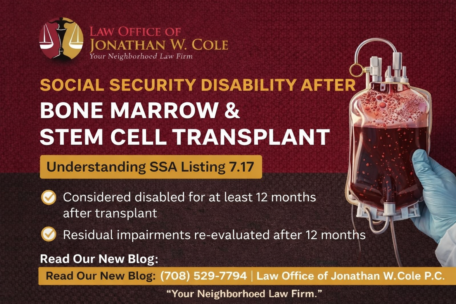 Social Security Disability After Bone Marrow or Stem Cell ...